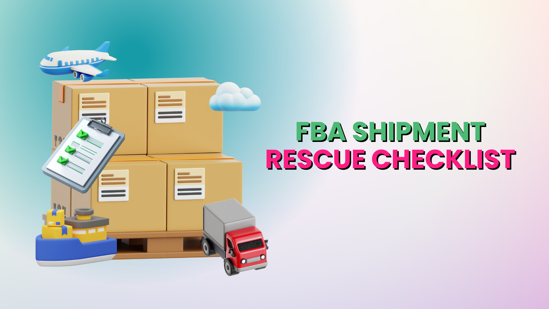 FBA Shipment Rescue Checklist